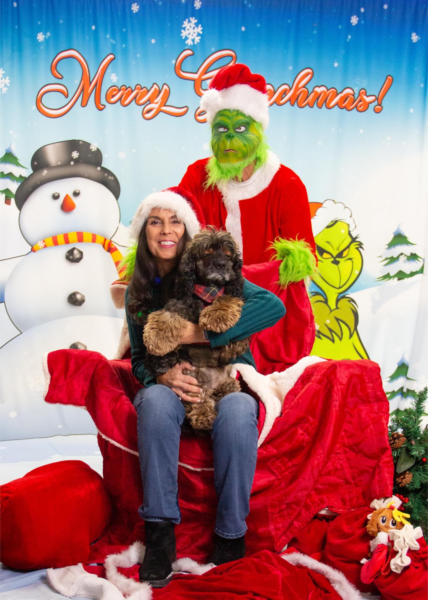 Photos with The Grinch 2024 - Heidis Hope for Homeless Animals